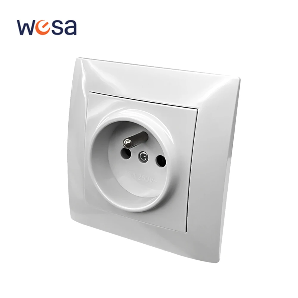 WESA-Power-Socket-French-Standard-Wall-Socket-Electrical-Outlet ...