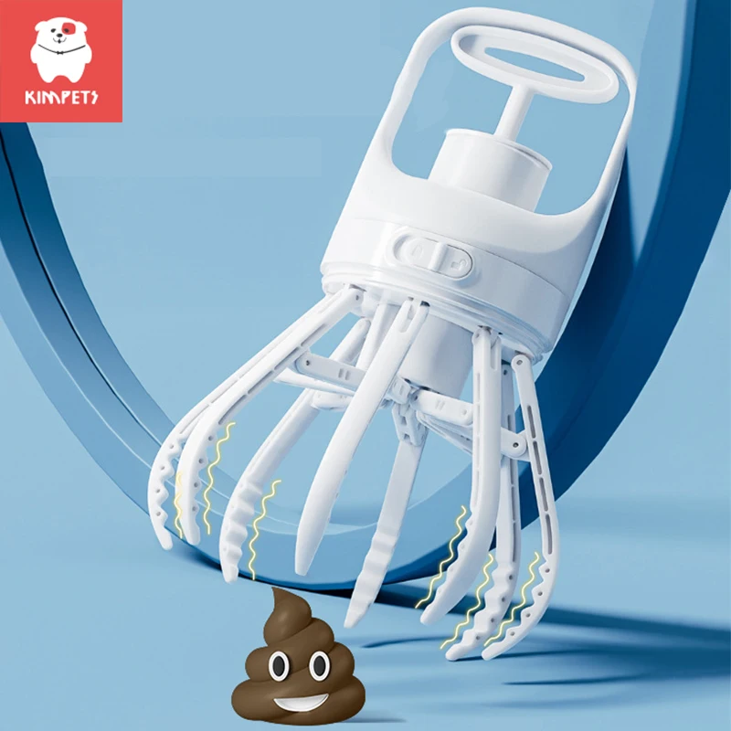 Kimpets pet cão pooper scooper portátil sacos de cocô mandíbula cocô ...