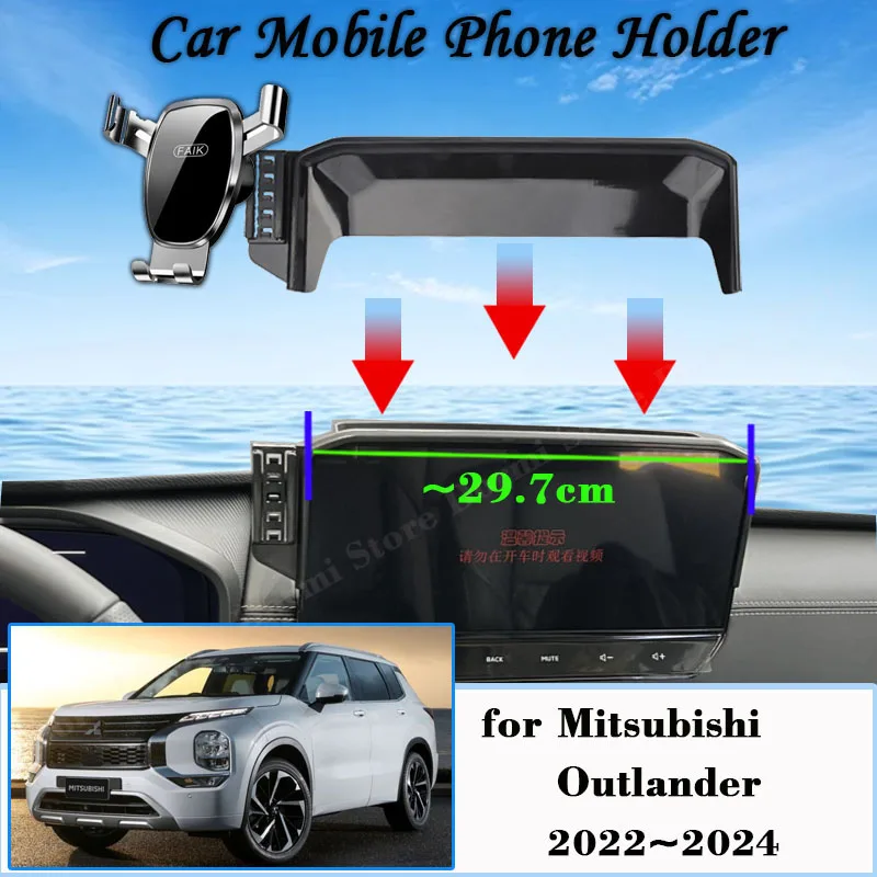 Car-Mobile-Phone-Holder-for-Mitsubishi-Outlander-SEL-GM-2022-2023-2024 ...