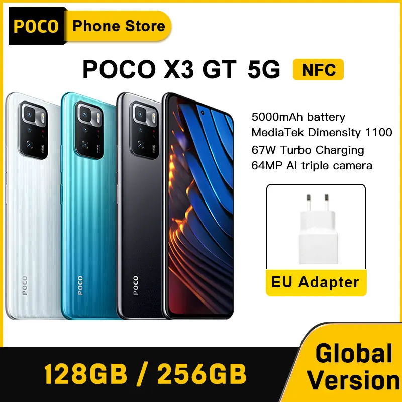 [world Premiere] Poco X3 Gt 5g 8gb 128gb/256gb Nfc Global Version Mtk ...