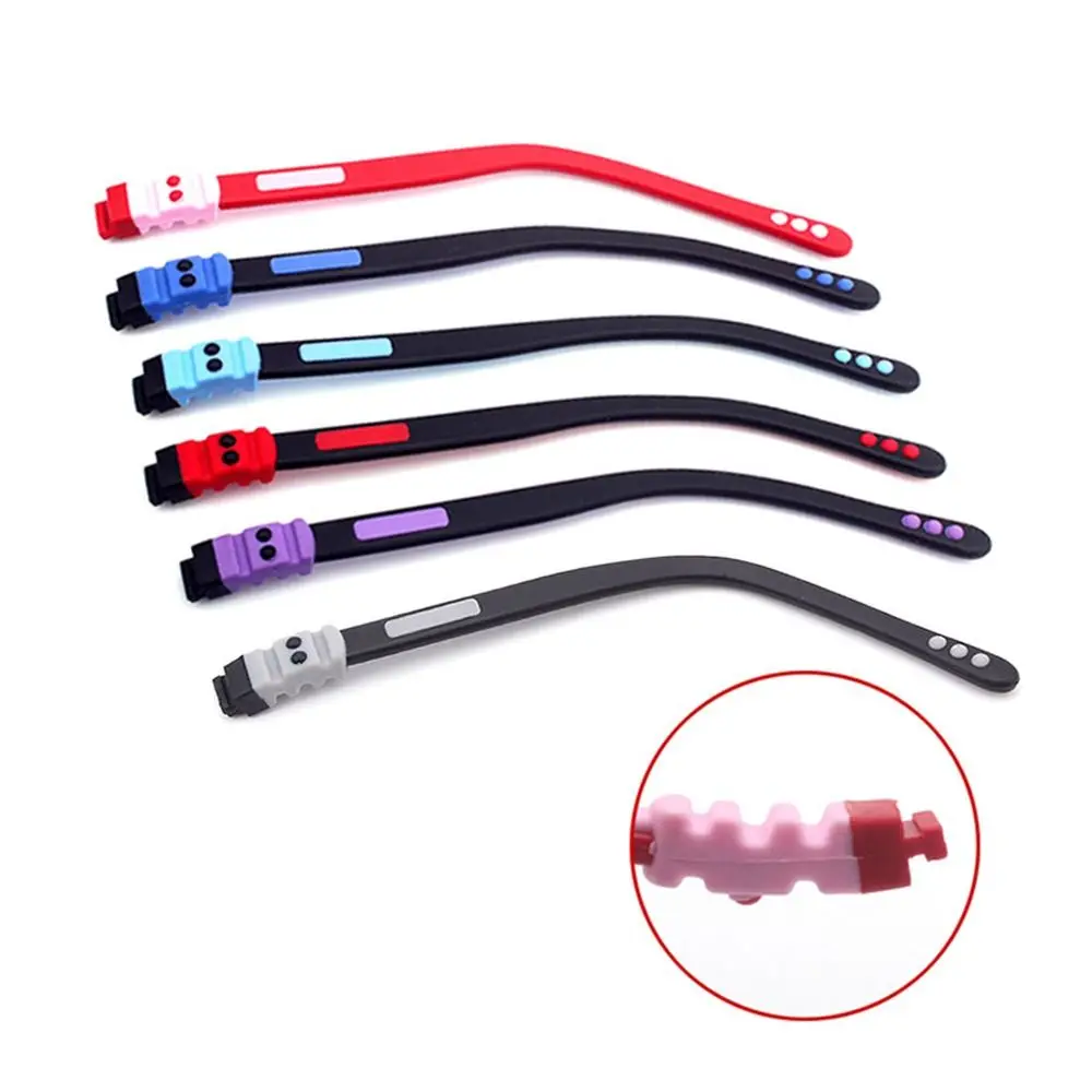 Children Silicone Glasses Legs Snap-on Multicolor Eyeglasses Arm Anti ...