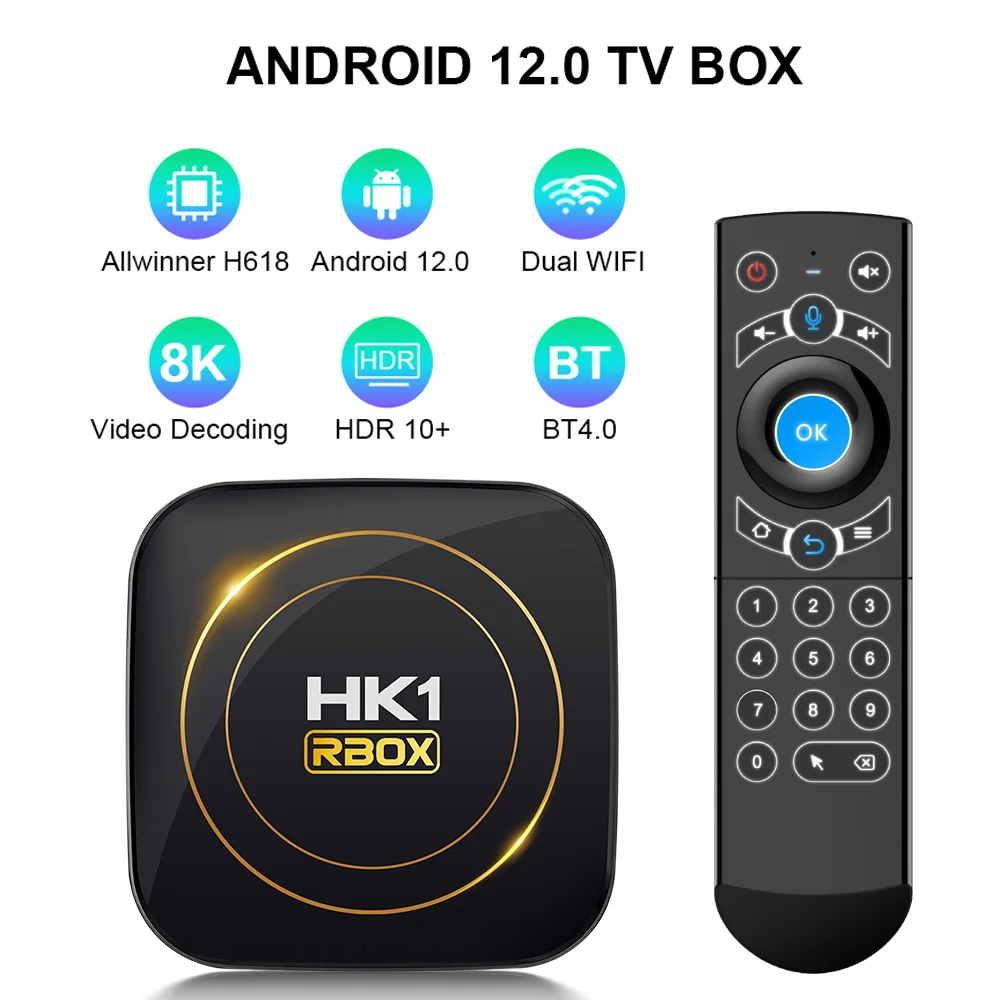 Android-12-Smart-TV-Box-Allwinner-H618-Quad-Core-Cortex-A53-Dual-Wifi ...