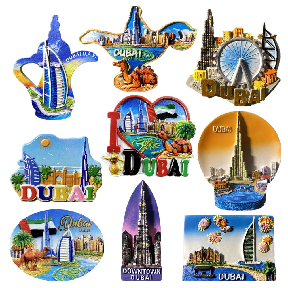Asia-United-Arab-Emirates-Dubai-Tourist-Souvenir-Fridge-Magnets ...