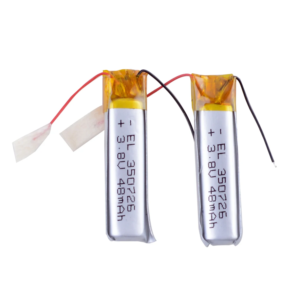 Thin-Small-Toy-3-8V-350726-48mah-Polymer-Rechargeable-Battery-Lithium ...