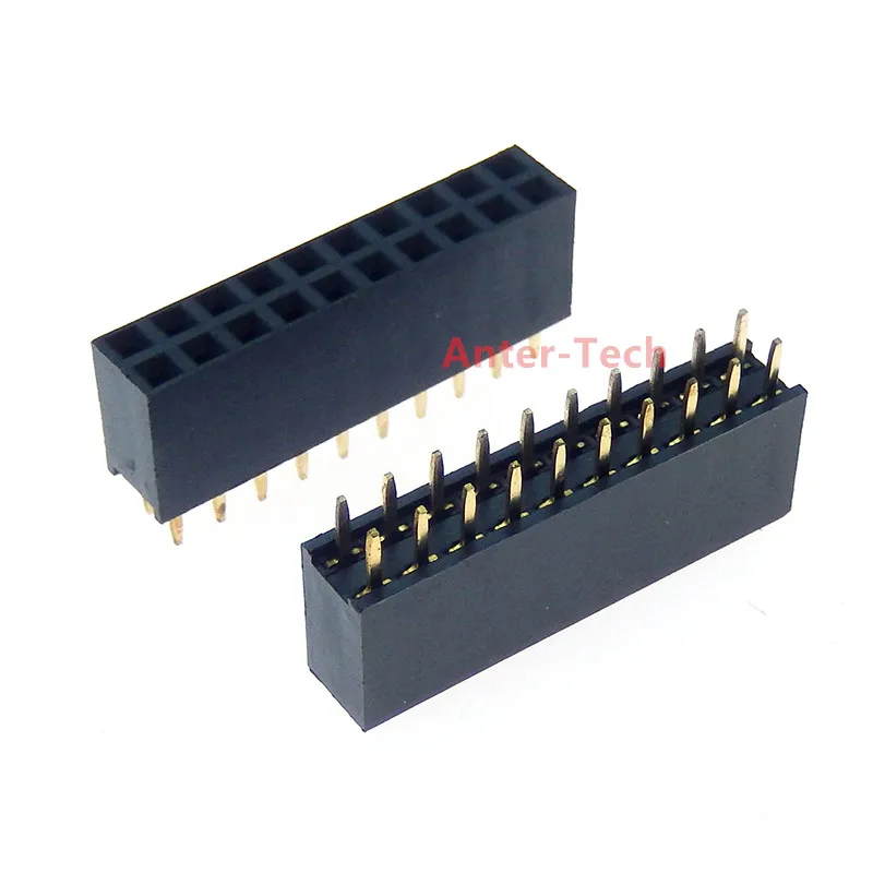 Female 10 Pin Header Double | Double Row Pin Header 2x10 | Female 2x10 ...