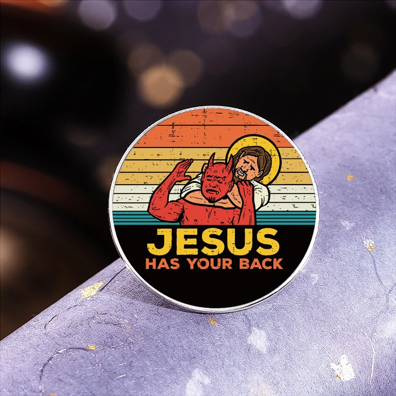 Jesus-Has-Your-Back-Brooches-Retro-Christian-Lapel-Badge-Accessories ...
