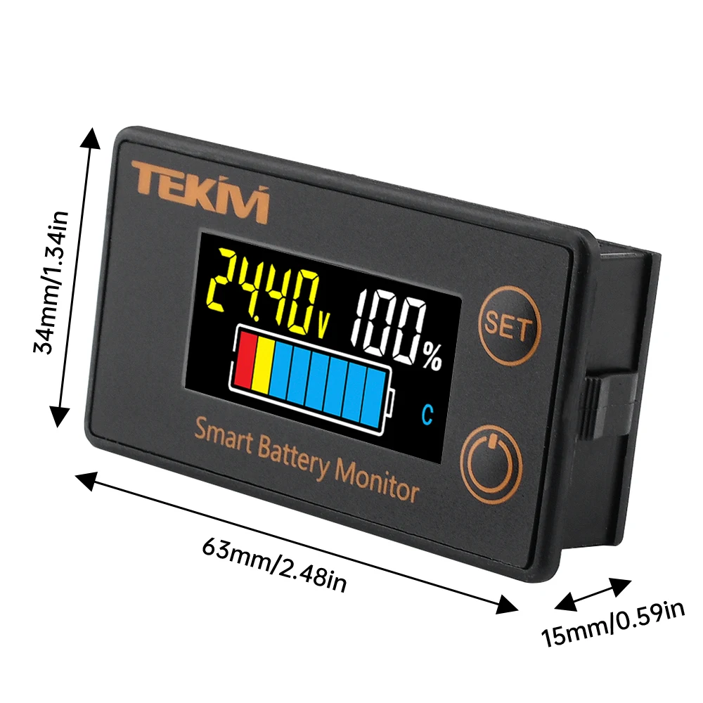 DC7-100V-Battery-Capacity-Indicator-6139-Color-LCD-Digital-Electricity ...