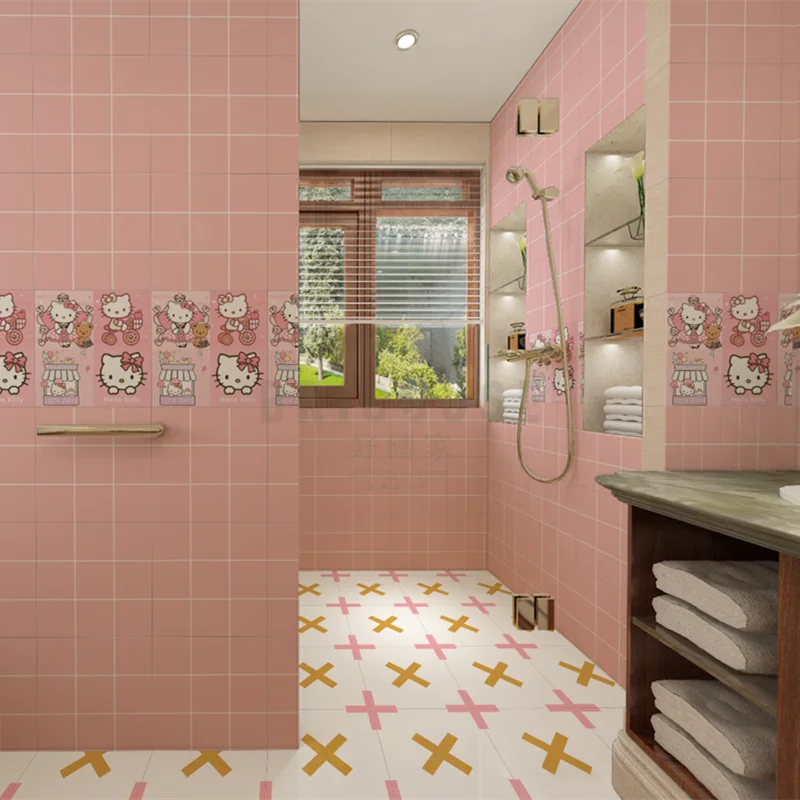 Hello Kitty Bathroom Tiles