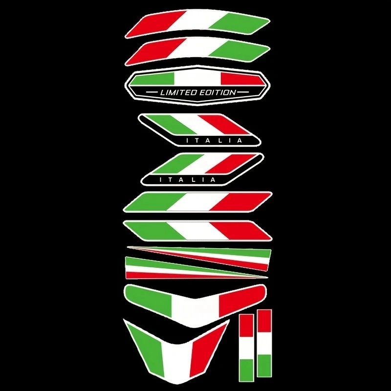 13pcs-Italy-Flag-Sticker-Emblem-Badge-Decoration-Car-Accessories ...
