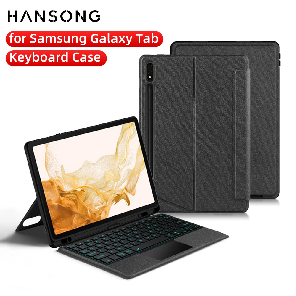 For-Samsung-Galaxy-Tab-Keyboard-Case-For-S6-Lite-10-4-Magic-Keyboard ...