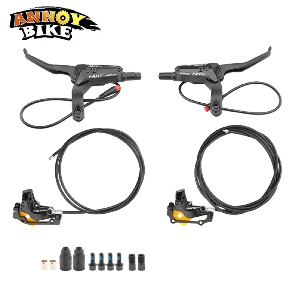 Upgraded NUTT 4-Piston Hydraulic Disc Brake Kit Only for Oil Brake Set ...