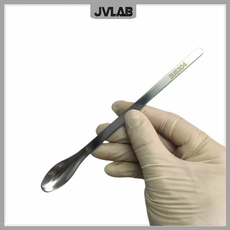 Stainless-Steel-Drug-Spoon-16cm-Single-Head-Reagents-Spatula-Weigh ...