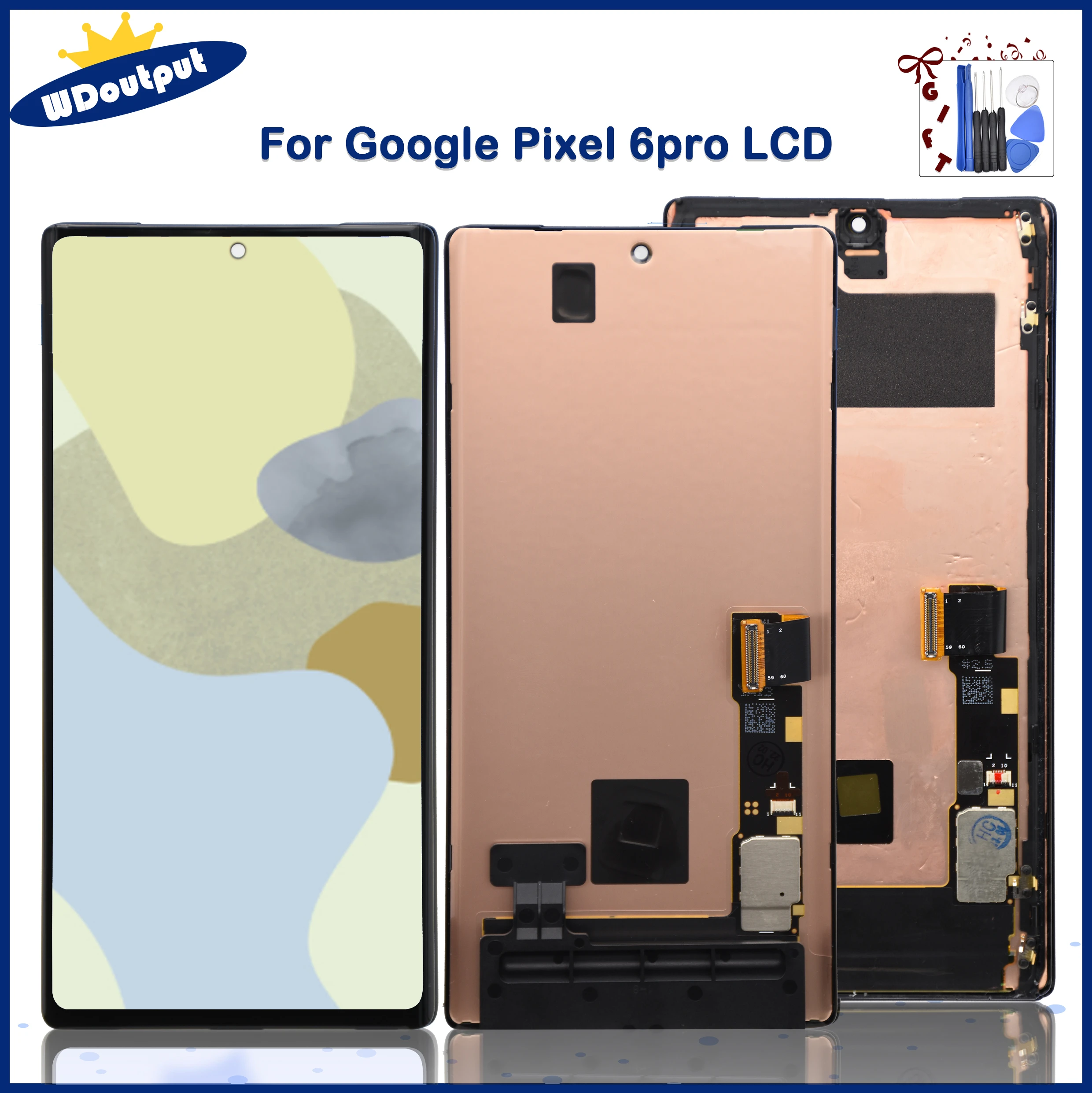 Original 6.71"For Google Pixel 6 Pro LCD Display Touch Screen Digitizer ...