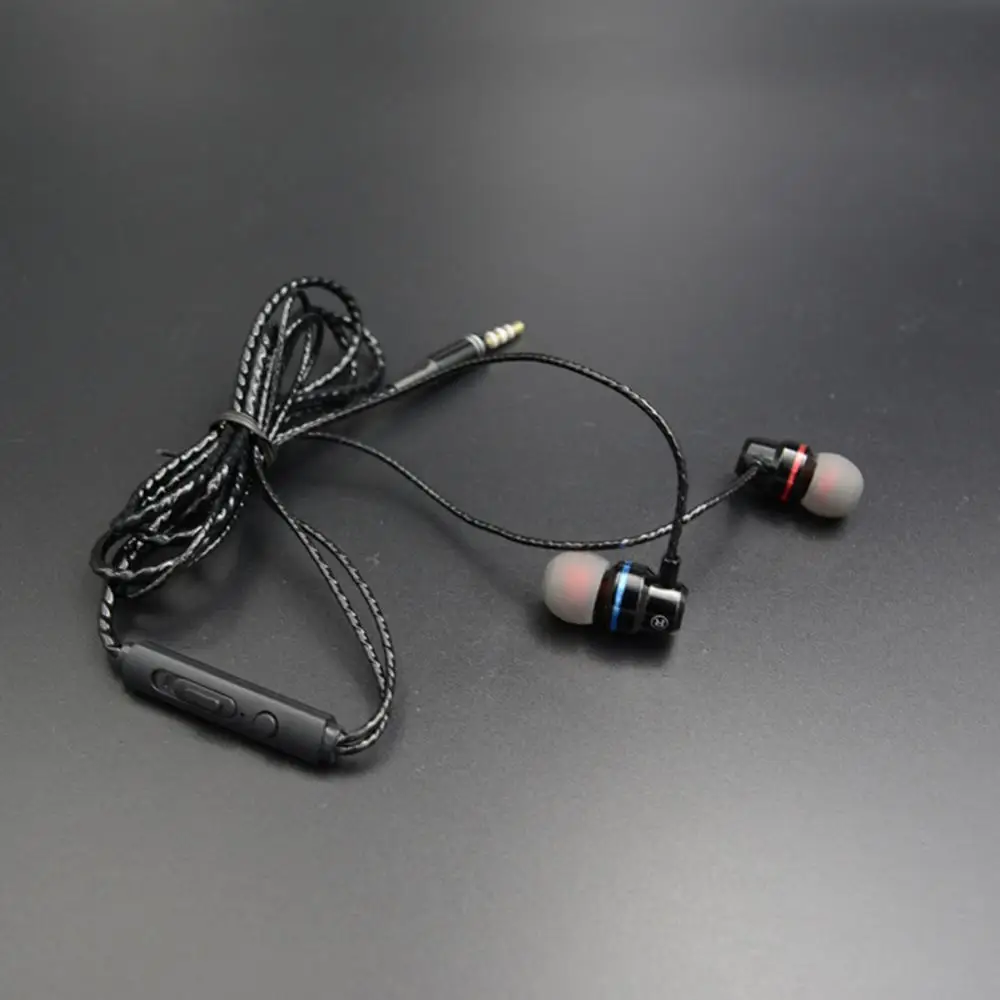 Wired-Headset-3-5mm-Metal-Portable-In-ear-Round-Hole-Earphone ...