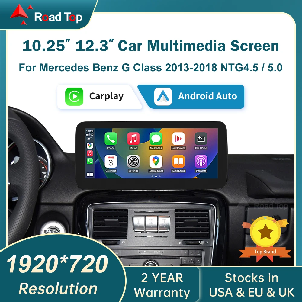 12-3-Wireless-Apple-CarPlay-Android-Auto-Multimedia-Display-Screen-for ...