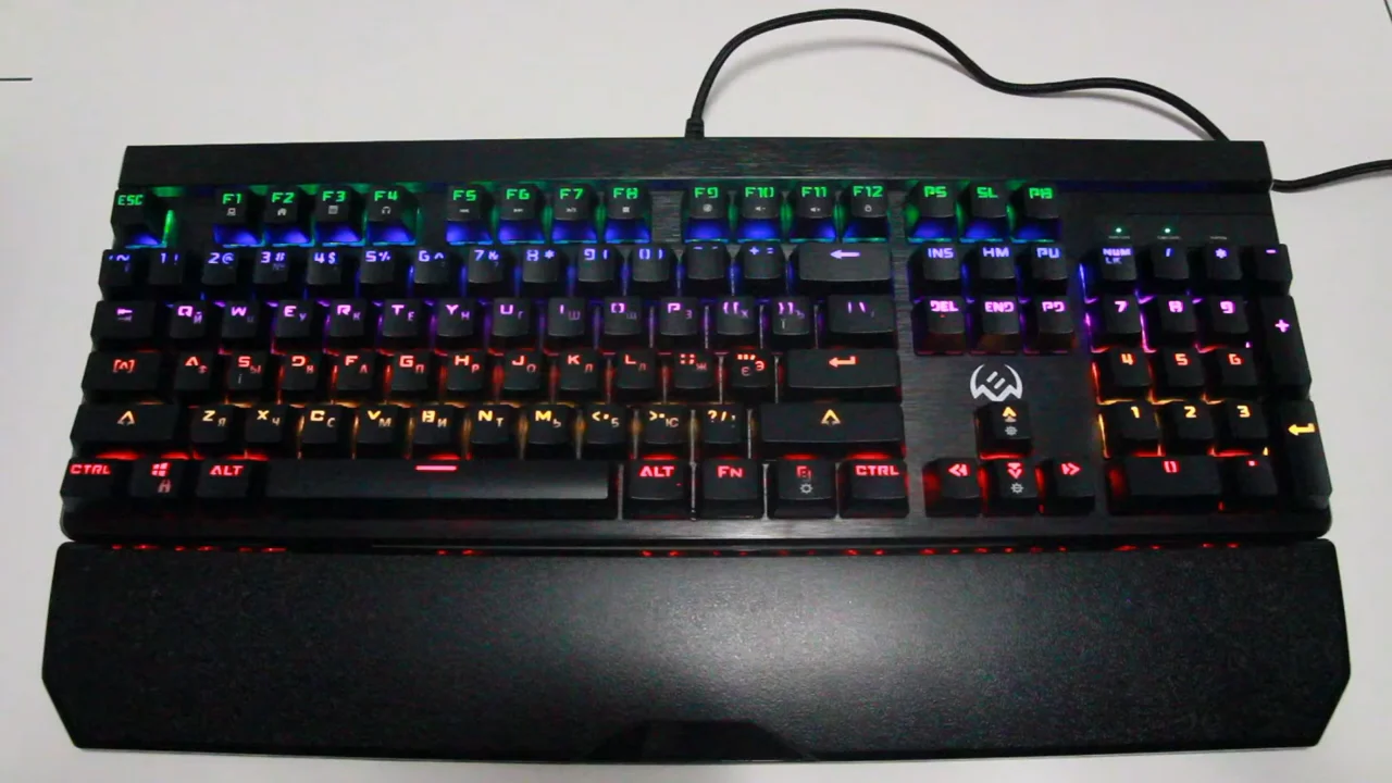 RGB Gaming Keyboard SVEN Kb G9500 RGB Gaming Keyboard Mechanical ...