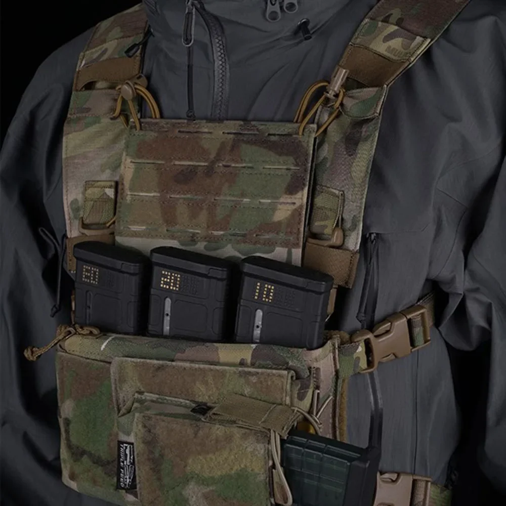 Tactical-Chest-Mag-Holder-Attachment-for-Hands-Free-Carrying-with ...