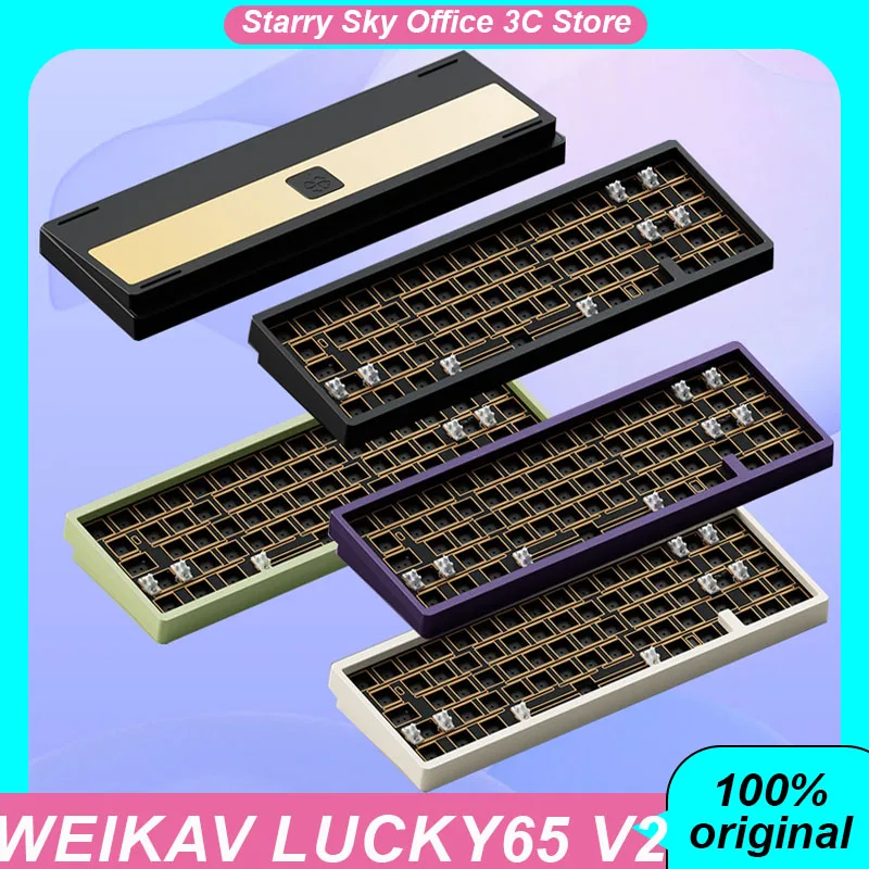 Weikav-Lucky65-V2-Kit-Keyboard-mekanis-aksesori-Laptop-nirkabel-Mode ...