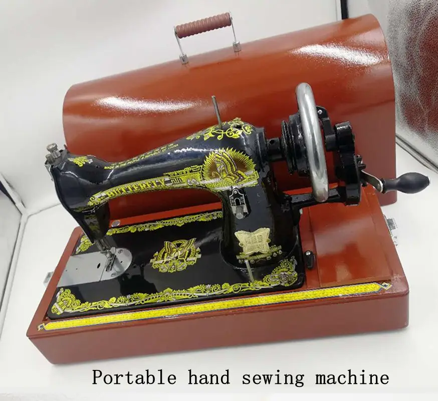 Handbag-sewing-machine-old-fashioned-hand-cranked-Xin-sewing-machine ...