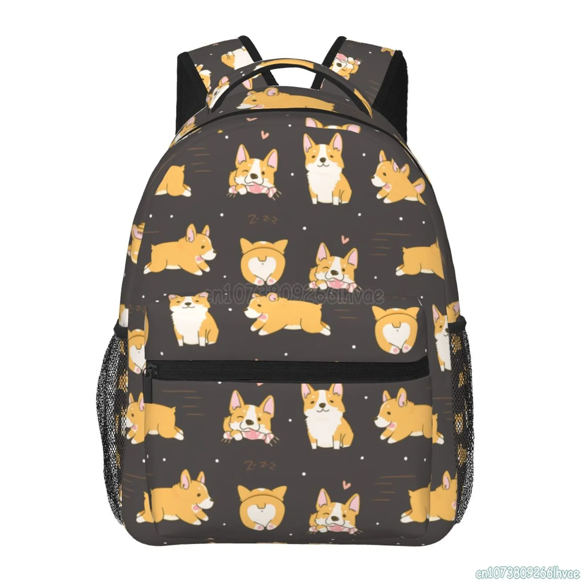 Corgi-Dogs-Backpack-for-Boys-Girls-Lightweight-Bookbag-for-Students ...