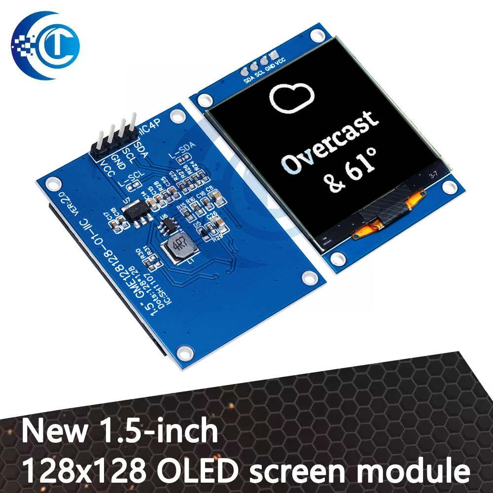 ALL-NEW-1-5-Inch-128x128-OLED-Shield-Screen-Module-High-quality-Product ...