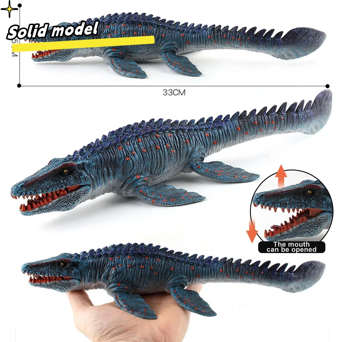 Jurassic-Dinosaurs-World-Mosasaur-Ankylosaurus-Animals-Action-Figures-T ...