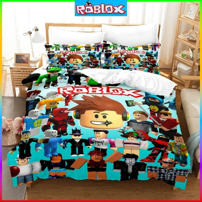 ROBLOX-Game-Surrounding-Children-s-Anime-Student-Dormitory-Bed-Sheet ...