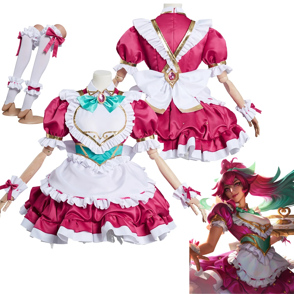 LoL-Cafe-Cuties-Sivir-cilt-Cosplay-kost-m-Briar-elbise-Syndra-giysileri ...