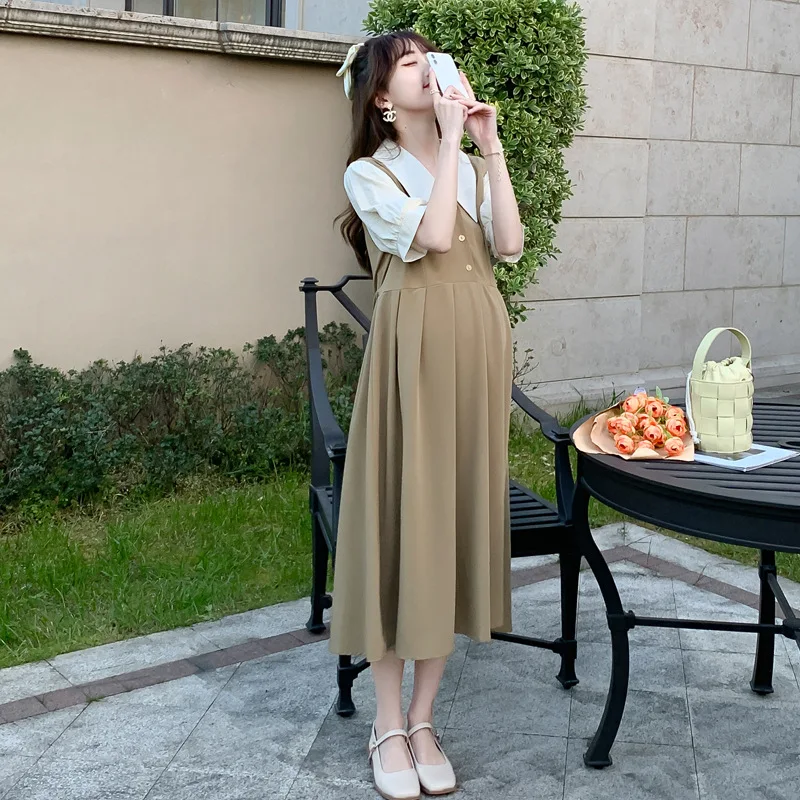 Maternity-Temperament-Dress-Professional-Maternity-Breastfeeding-Dual ...