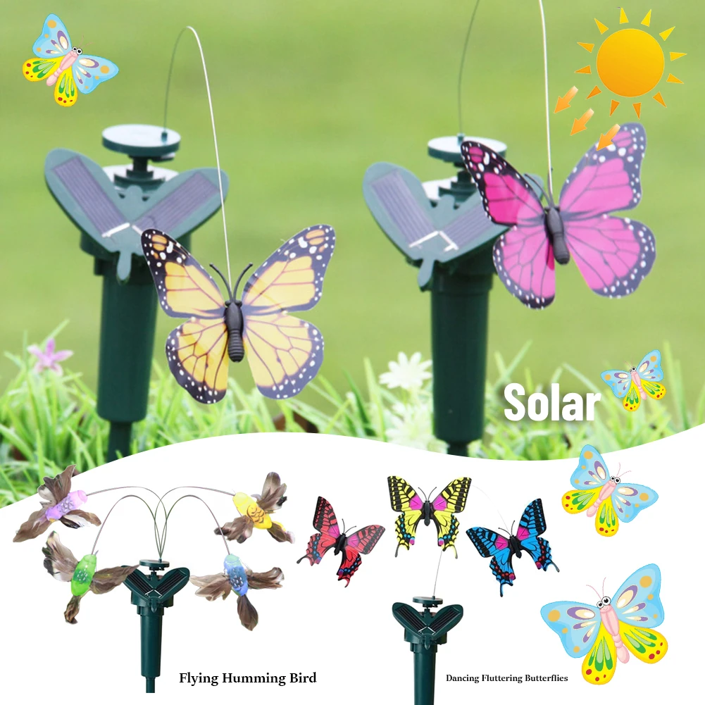 Mariposas-onduladas-de-baile-alimentadas-por-energ-a-Solar-decoraci-n ...