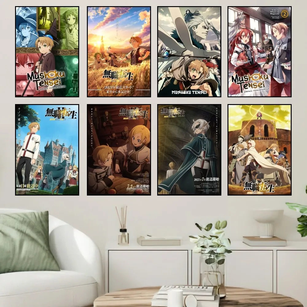bilibili-Jobless-Reincarnation-Poster-Prints-Wall-Sticker-Painting ...