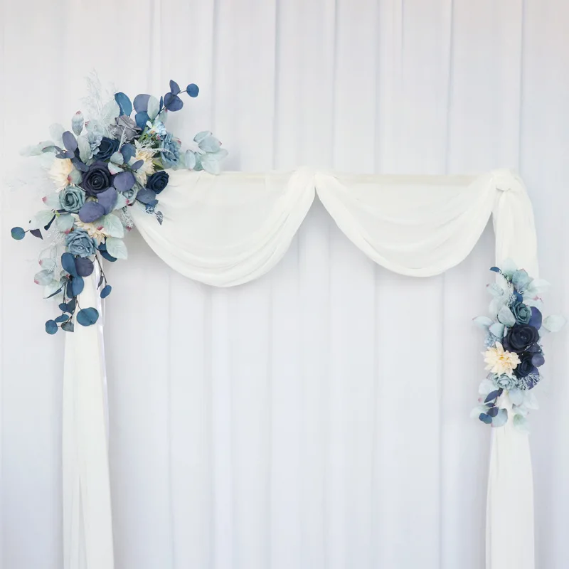 Simulation-flower-stage-background-flower-forest-wedding-arch ...