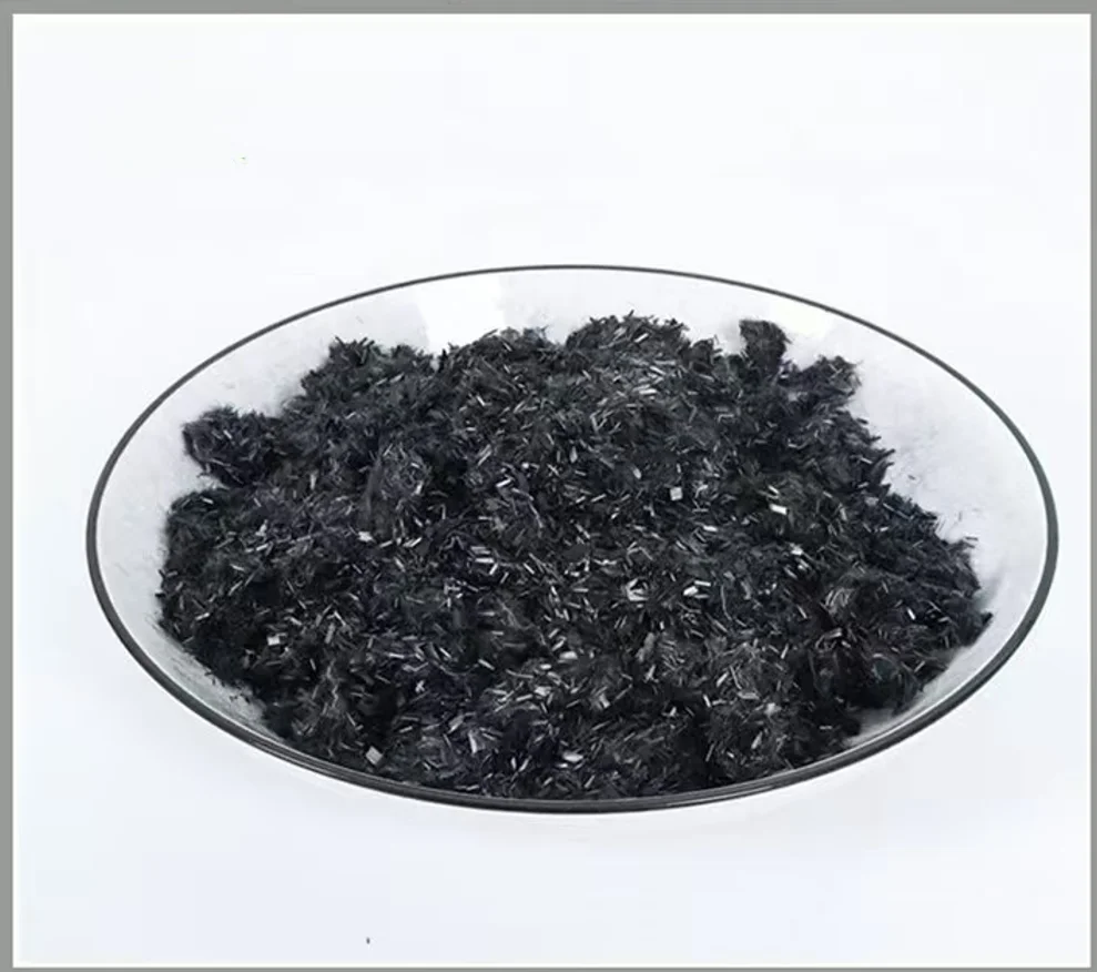 24K A+ forged chopped flake Forged carbon fiber yarn strands Vacuum ...