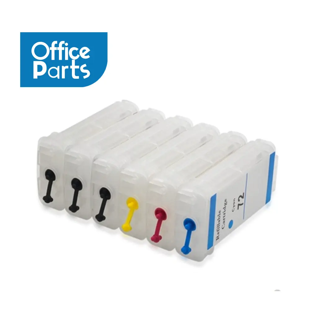 Cartucho de tinta recargable HP72, 1 piezas, para impresora HP ...