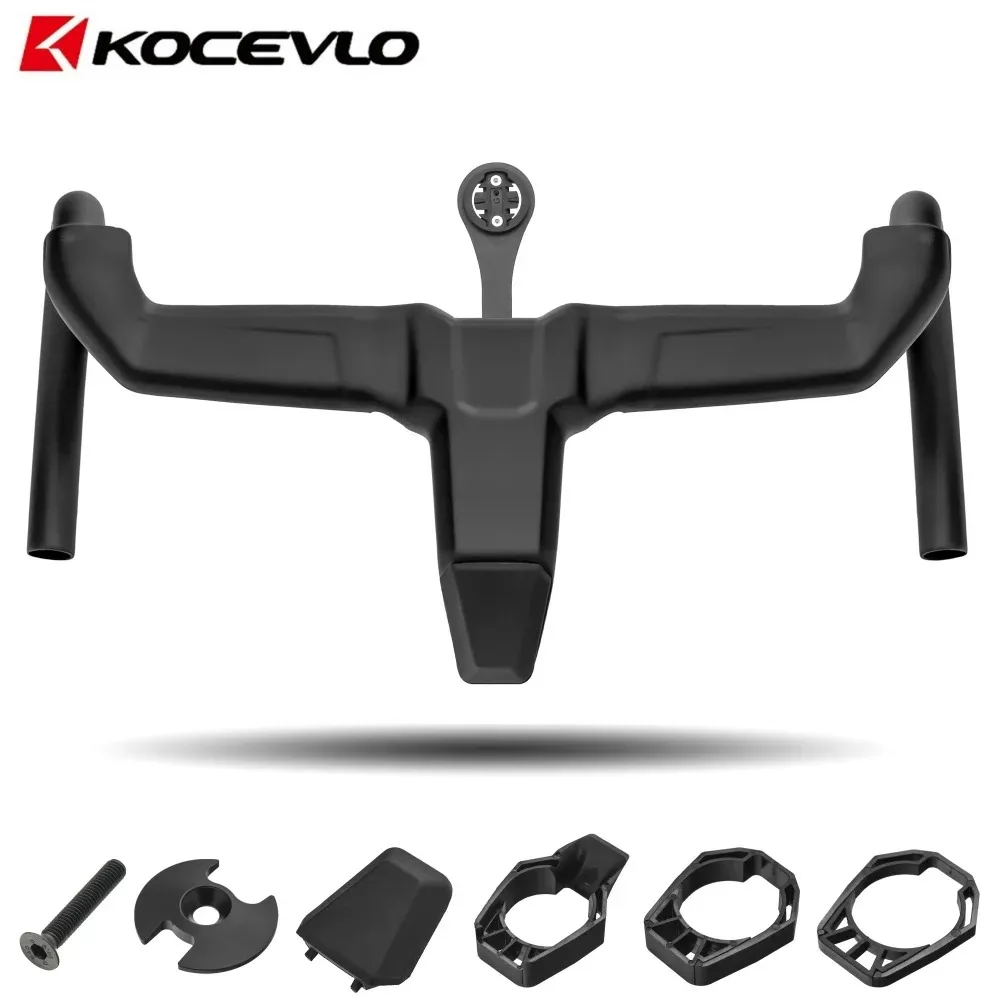 KOCEVLO K04 EVO Road AERO Carbon Integrated Handlebar 28.6/31.8mm With ...