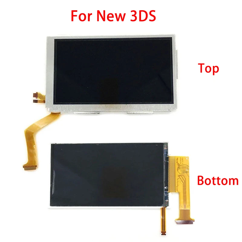 Top-Bottom-Screen-For-Nintendo-New-3DS-LCD-Display-Screen-Top-Upper ...