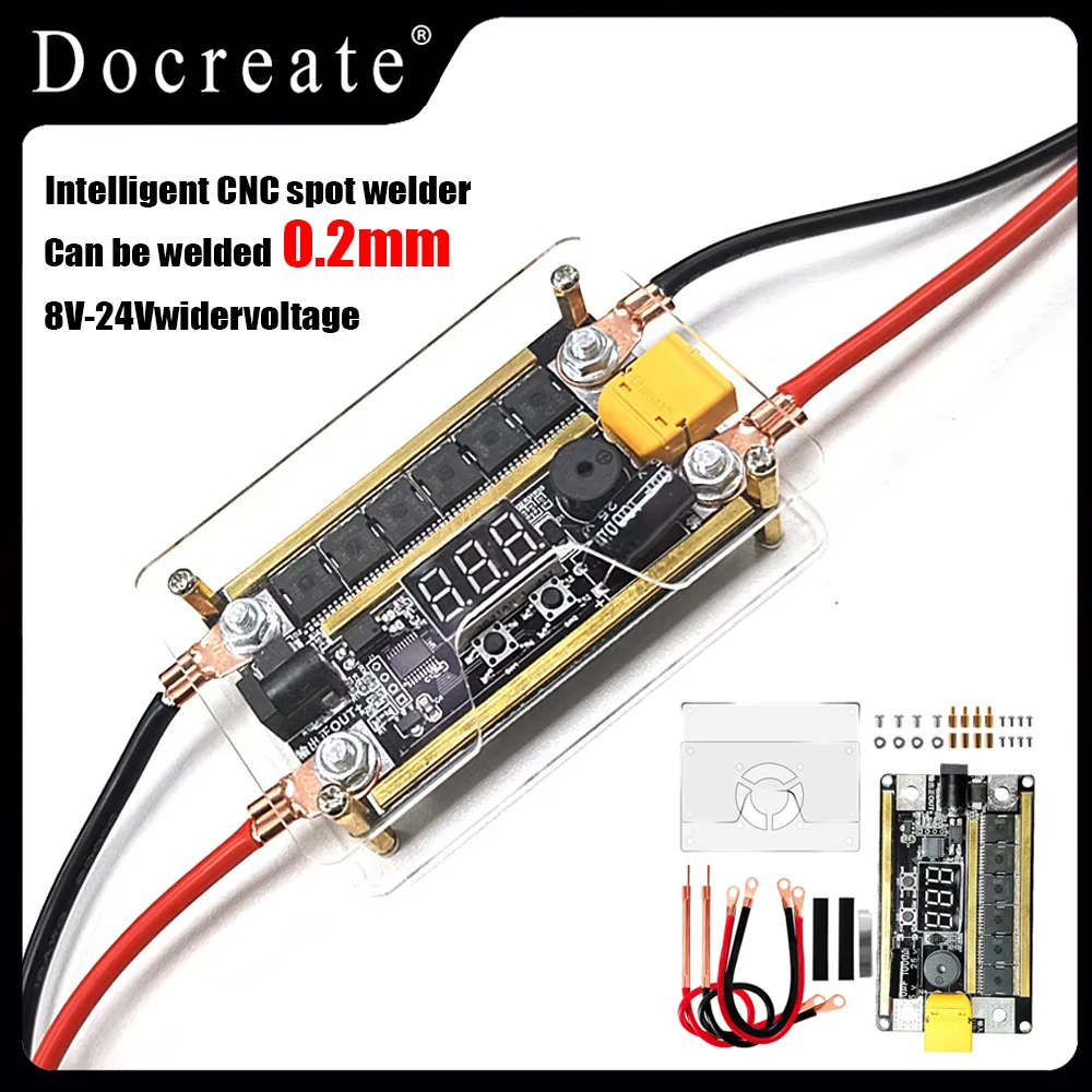 99-Gears-8V-24V-Spot-Welder-Kit-Digital-Power-Adjustable-Spot-Welding ...