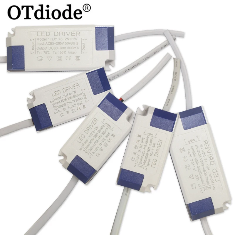 LED Driver 300mA 1W 3W 5W 7W 12W 18W 20W 25W 36W For Power Supply AC85 ...