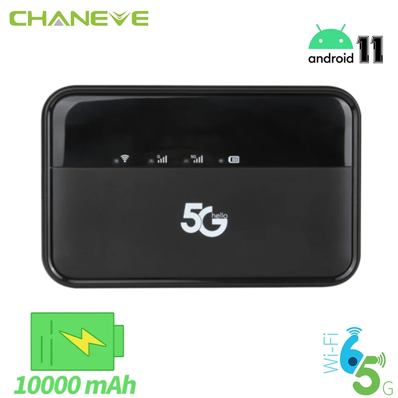 CHANEVE-5G-Router-Unlocked-Mifi-Modem-Mobile-Travel-Hotspot-WiFi-Device ...