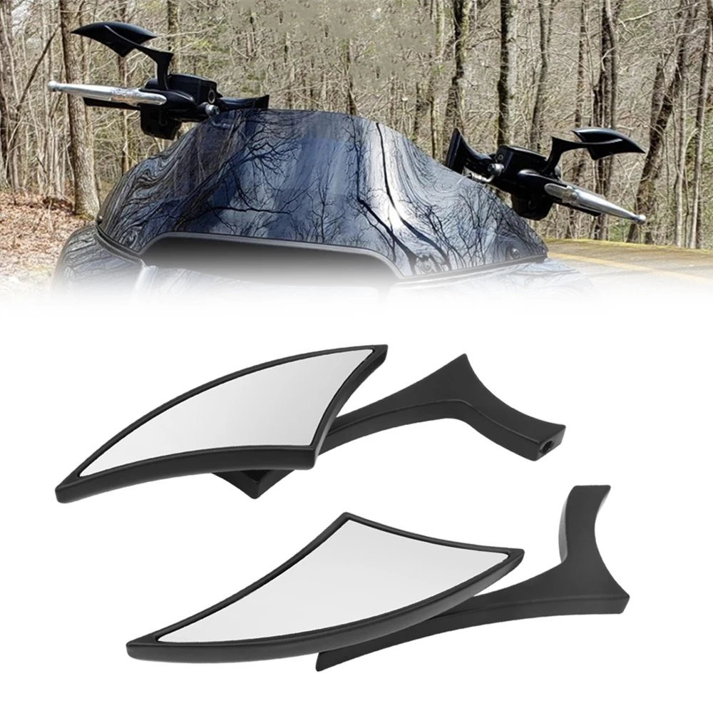8MM-10MM-Motorcycle-Blade-Rearview-Mirrors-Cruiser-For-Harley-Dyna ...