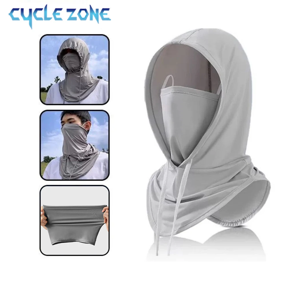 Bicycle Cycling Hat Sunscreen Breathable Full Fack Balaclava Headgear ...