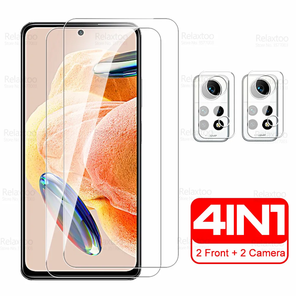 4in1 Camera Tempered Glass For Xiaomi Redmi Note 12 Pro 4g Screen ...