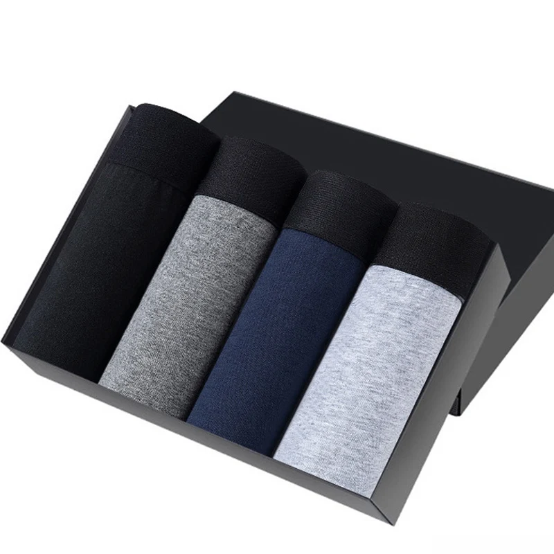 Boxers-en-coton-pour-hommes-sous-v-tements-confortables-et-doux-shorts ...