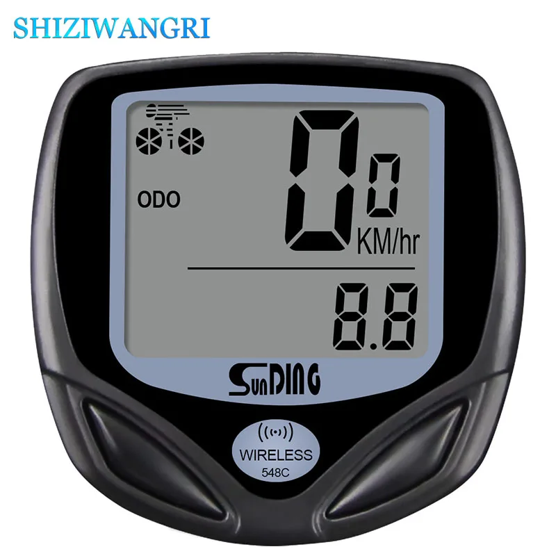 Wireless-Bike-Computer-Waterproof-Magnet-Sensor-Bicycle-Speedomete ...