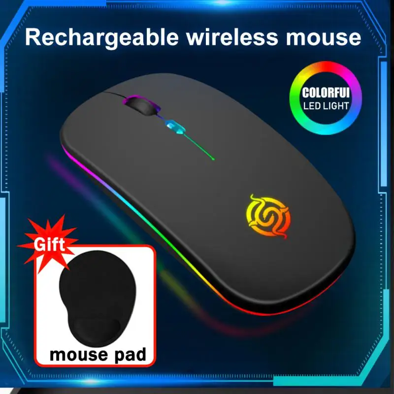 RYRA-Rechargeable-Wireless-Mouse-With-2-4GHz-USB-RGB-1600DPI-Silent ...