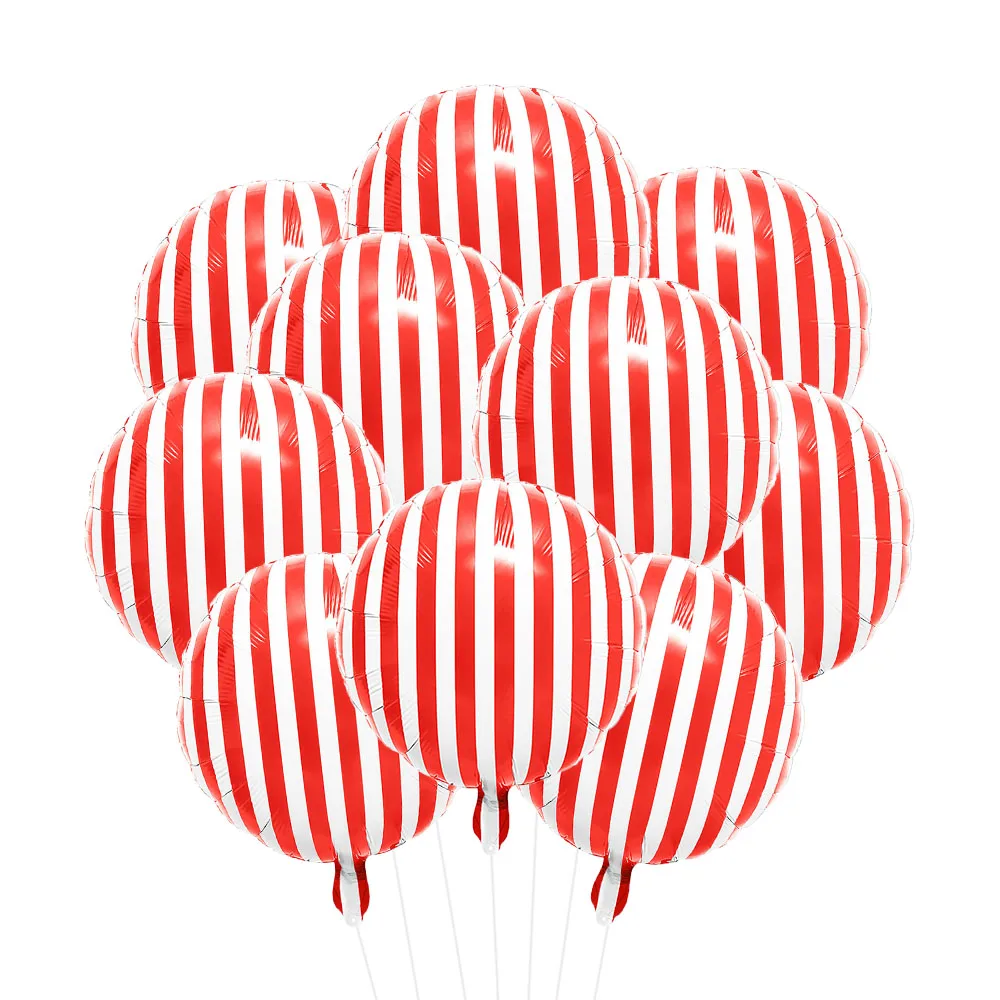 Globos-de-Carnaval-a-rayas-rojas-y-blancas-decoraciones-de-carnaval ...
