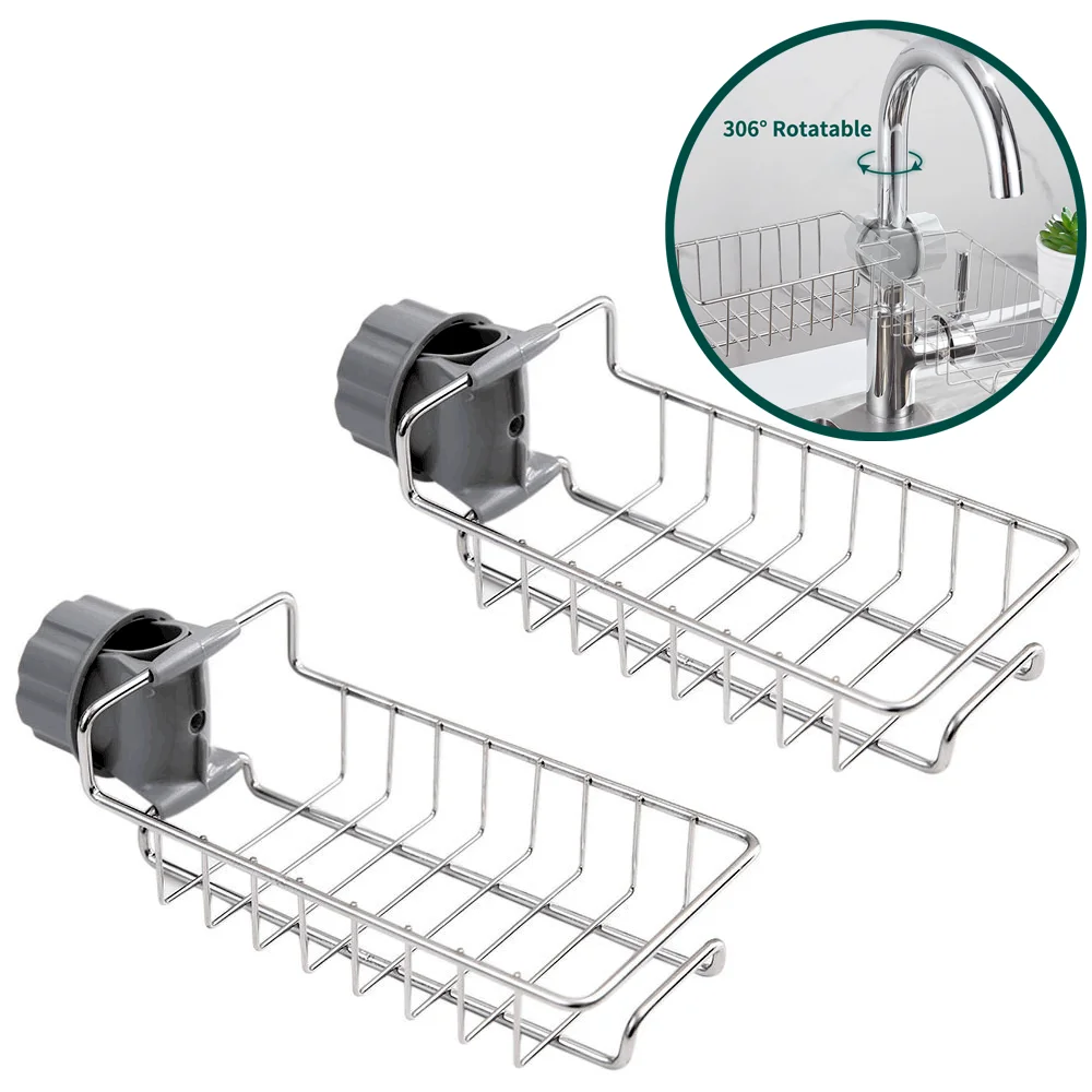 Faucet-Kitchen-Sink-Caddy-Organizer-No-Drilling-Detachable-Shower-Racks ...