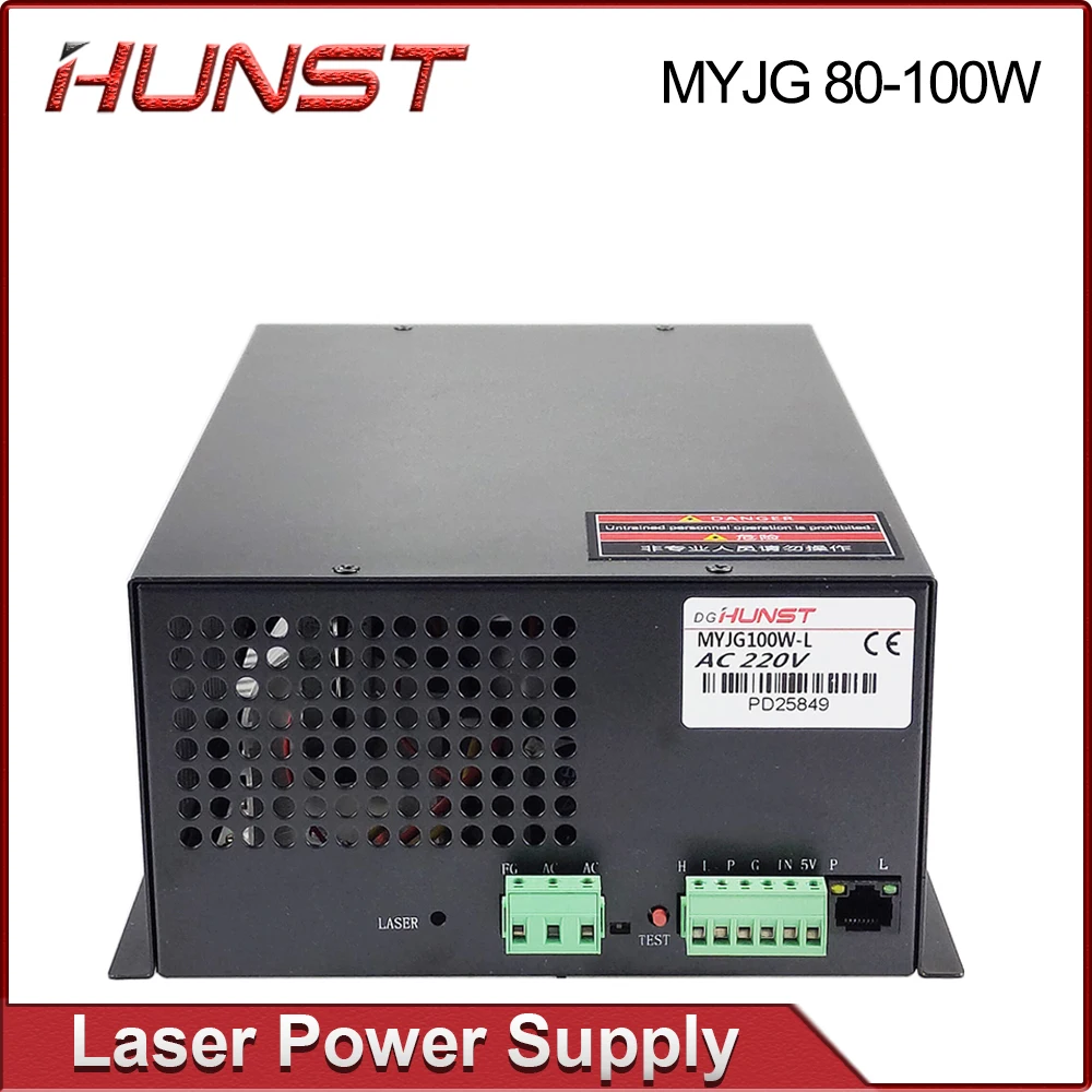 Hunst-CO2-Laser-Power-Supply-MYJG-100W-for-80W-100W-Laser-Cutting-and ...