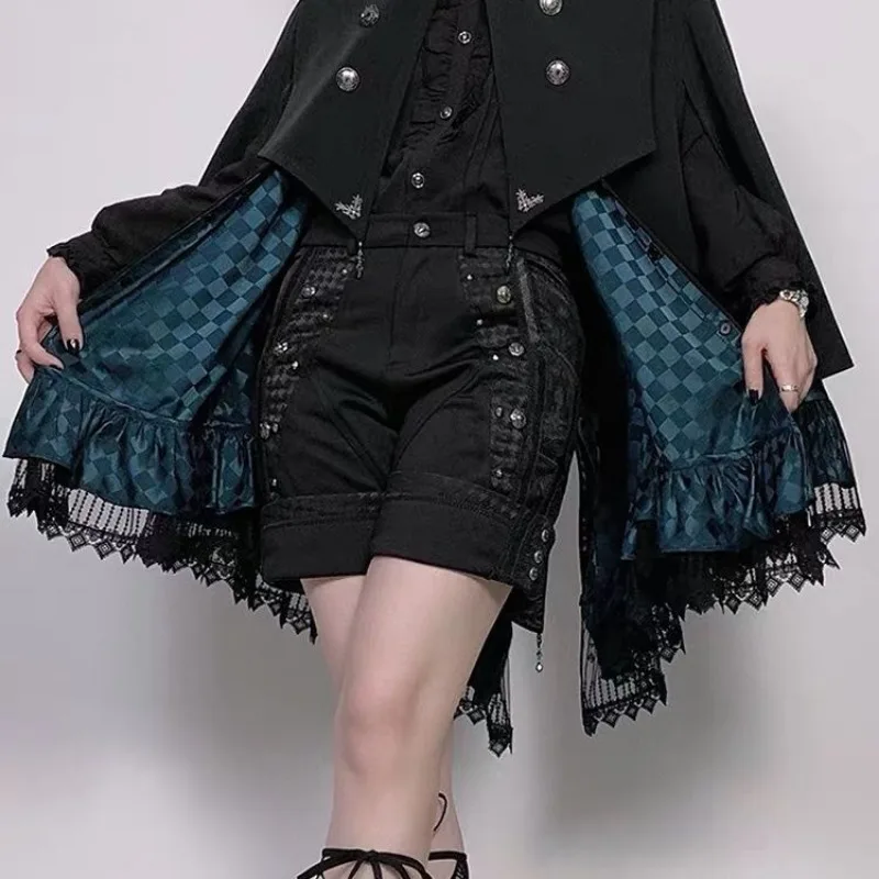 Japanese Women Clothing Autumn Winter Women's Cape Windbreaker Coat Go ...