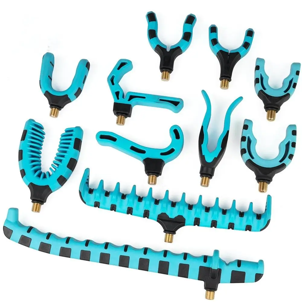 1pcs V/C/U Shape Fishing Rod Rest Gripper Head Carp Fish Stick Pole ...